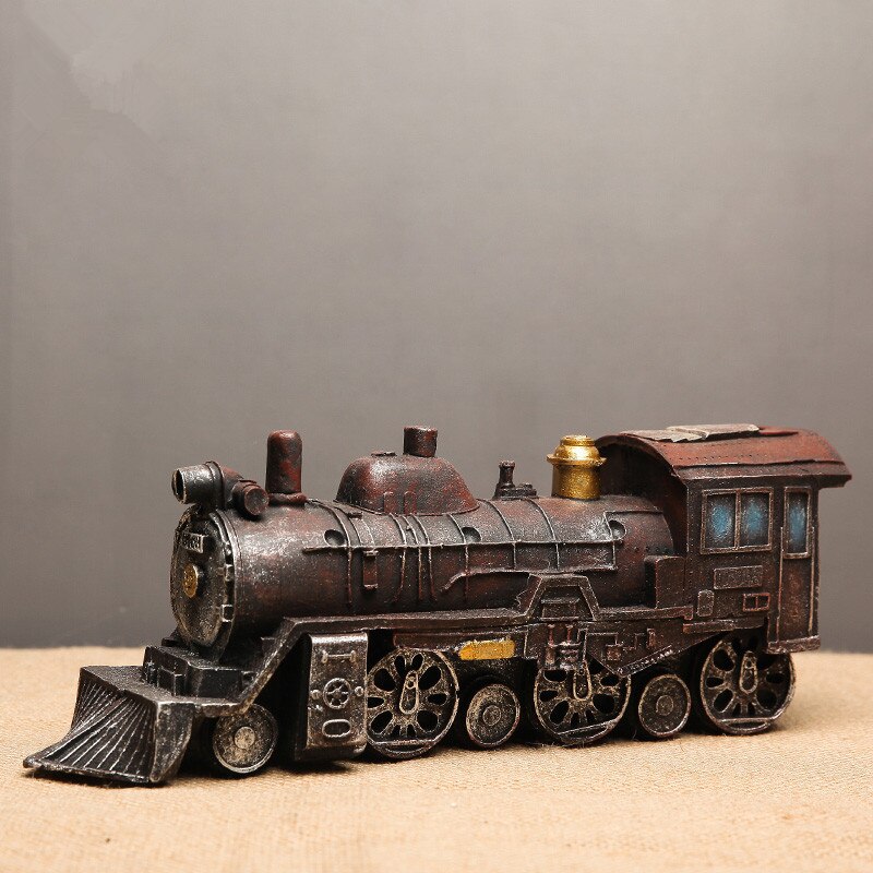 Vintage Nostalgic Steam Train Model Desktop Orname... – Grandado