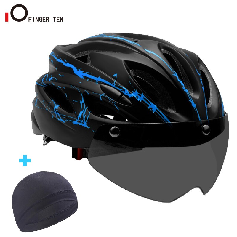 Upgrade Maat Verstelbaar Fiets Helm Met Bril Afnee... – Grandado