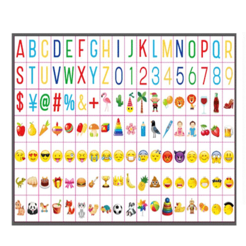 126pcs Cinematic Led Lightbox Replacement Letters ... – Grandado