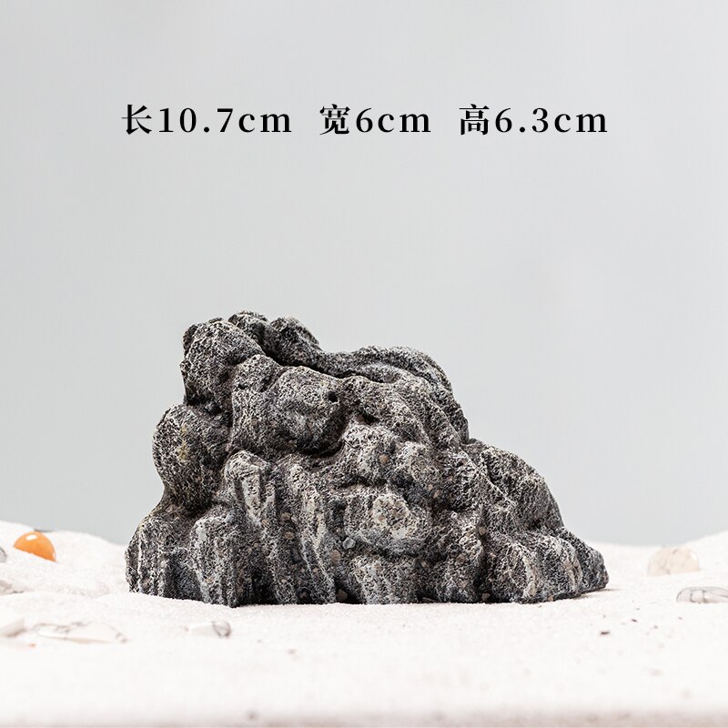 Micro landscape simulation rockery stone fish tank... – Grandado