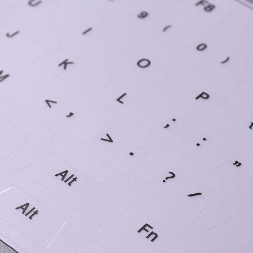 Keyboard Side Engraved Stickers Transparent Paster... – Grandado