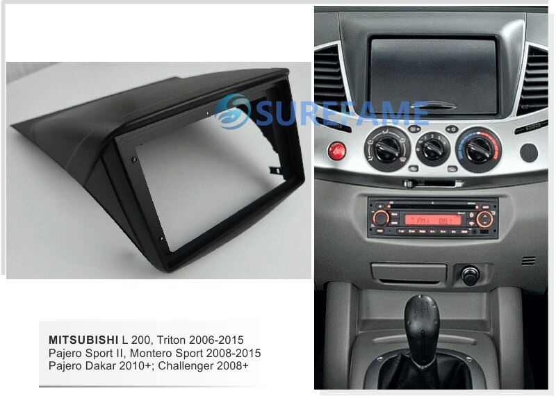 9 inch Car Fascia Radio Panel for Pajero Sport , C... – Grandado
