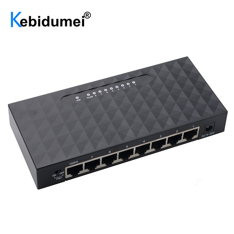 8 Poort Netwerk Ethernet Switch Smart Gigabit Swit... – Grandado