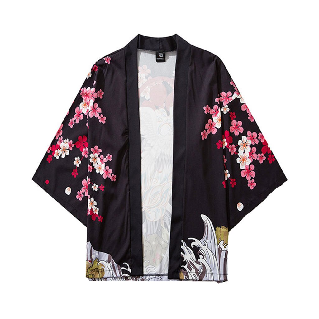 Summer Harajuku Japanese Sleeves Kimono Mens And W... – Grandado