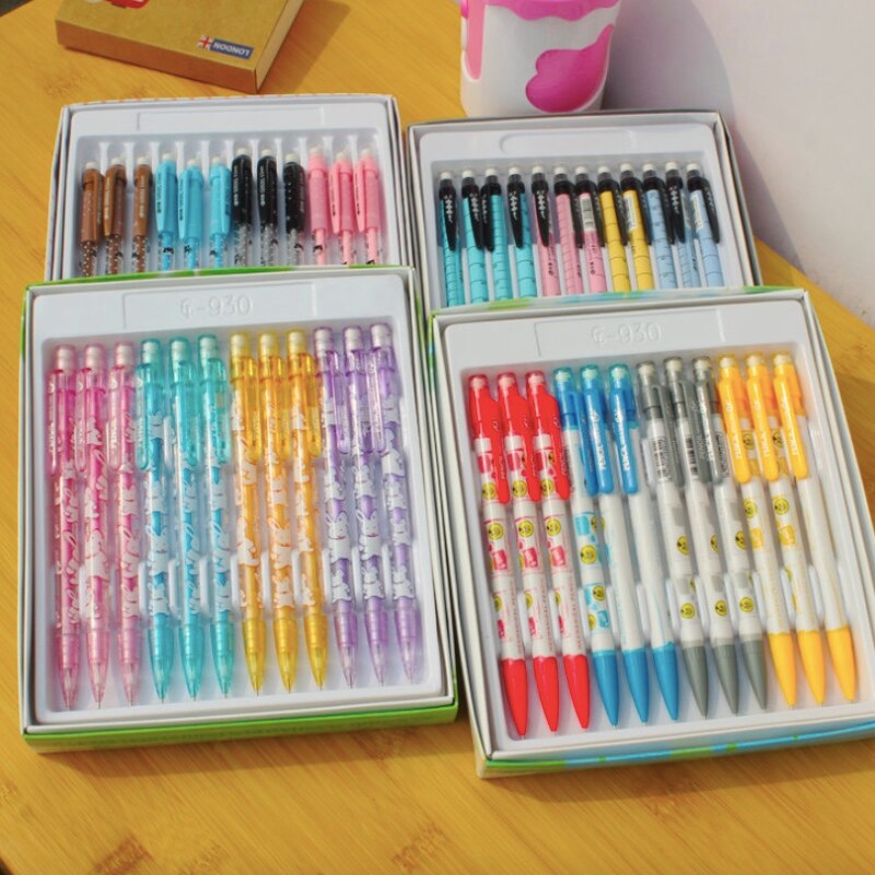 Simple and pure color automatic pencil with core, ... – Grandado