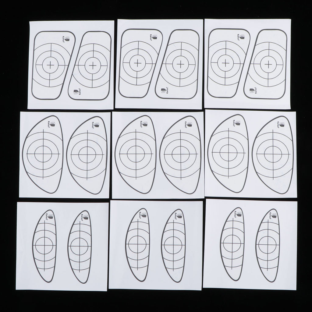 9 Sheet Golf Impact Labels Target Tape Stickers fo... – Vicedeal
