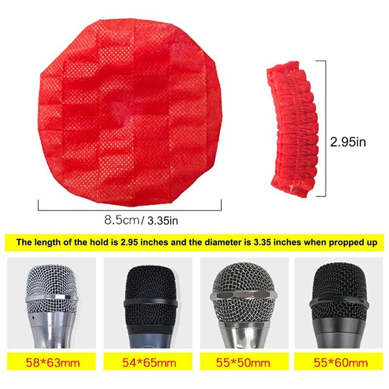 200 Pcs Disposable Microphone Cover, Non-Woven Han... – Grandado