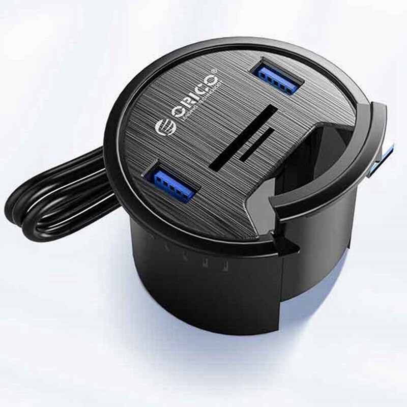 ORICO Desk Hole Hub 2 Port USB3.0 Card Reader SD&T... – Vicedeal