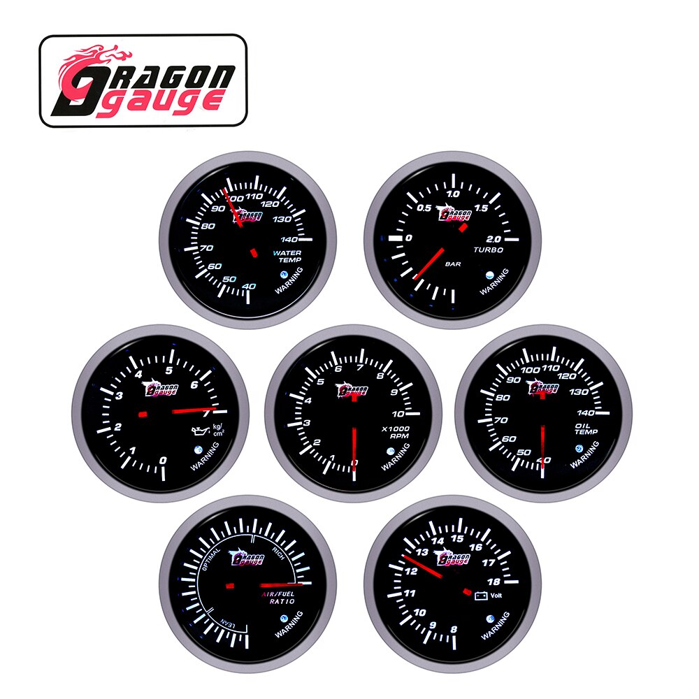 「DRAGON」 60MM Tachometer Voltmeter EGT Gauge Boost... – Vicedeal