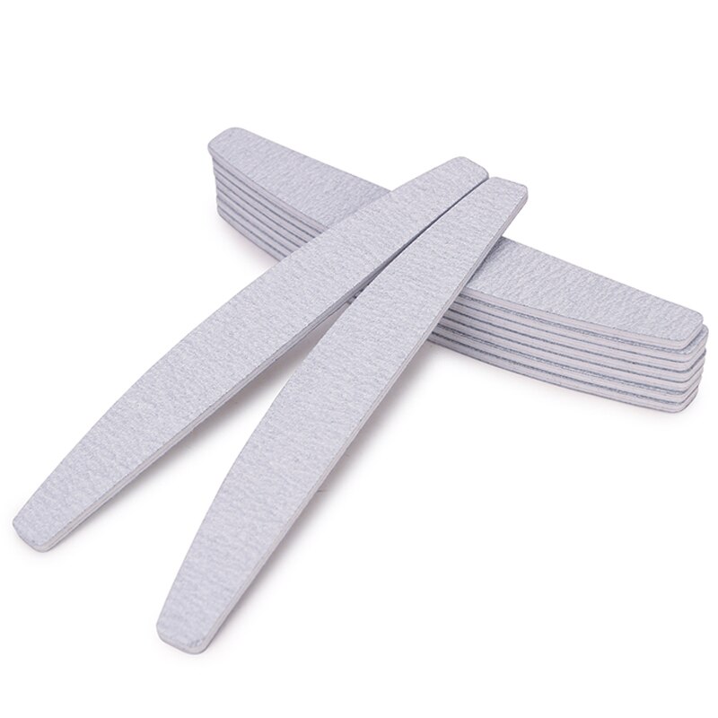 5Pcs/Set Nail Files 18*3cm Moon Shape Sandpaper Na... – Grandado