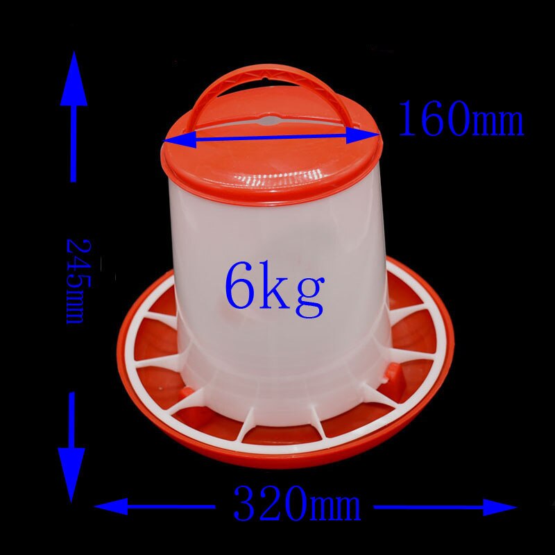 Fjerkræ 1.5kg 3kg 6kg kyllingefoder fugle drikkefu... – Grandado