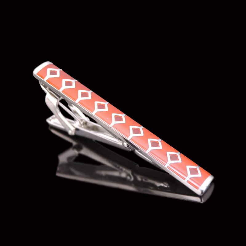 Rode Diamant Patroon Tie Clip Mode-sieraden Mannen... – Vicedeal