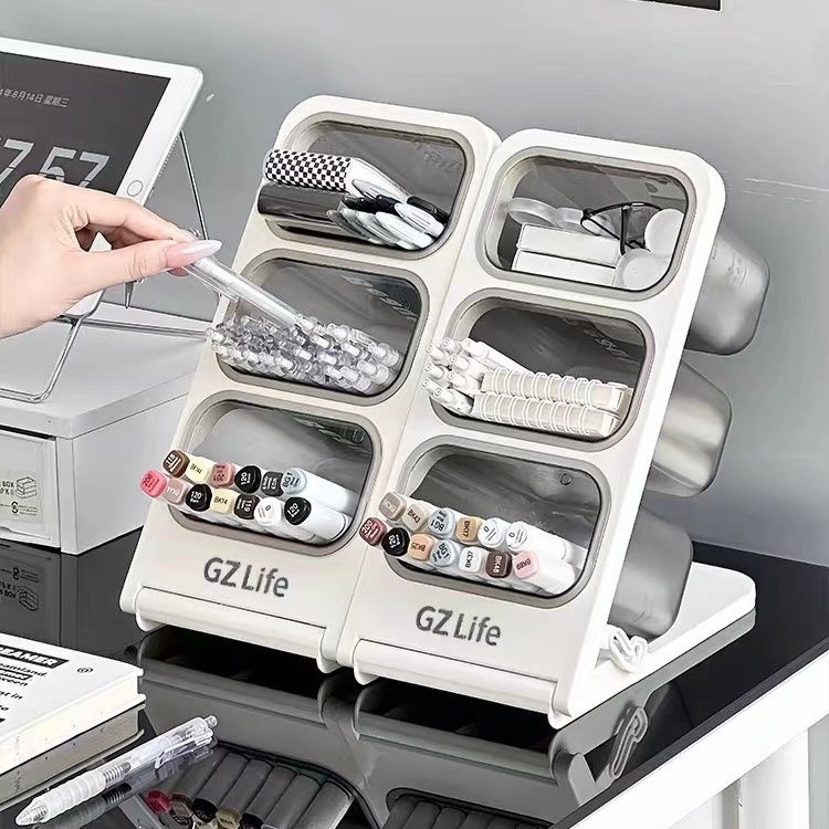 Desktop Organizer Pen Holder Desk Stationery Penci... – Vicedeal