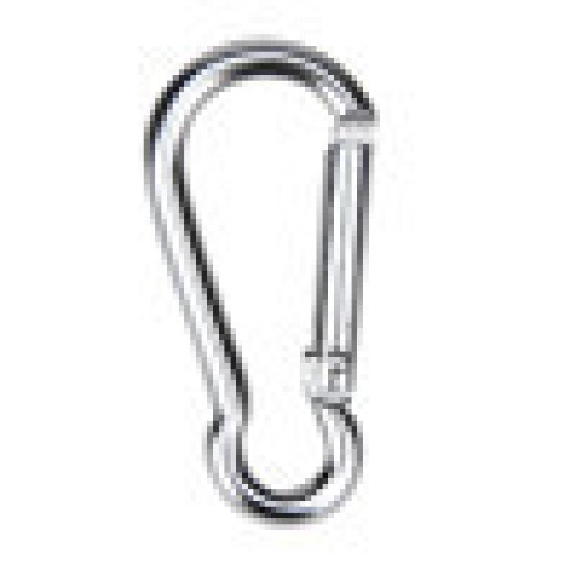 #H40 10pcs Aluminum Alloy D Shape Carabiner Spring... – Grandado