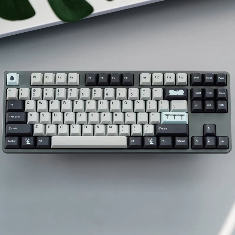 141 tasti set GMK Rain PBT keycap Dye Sub coreano/... – Grandado