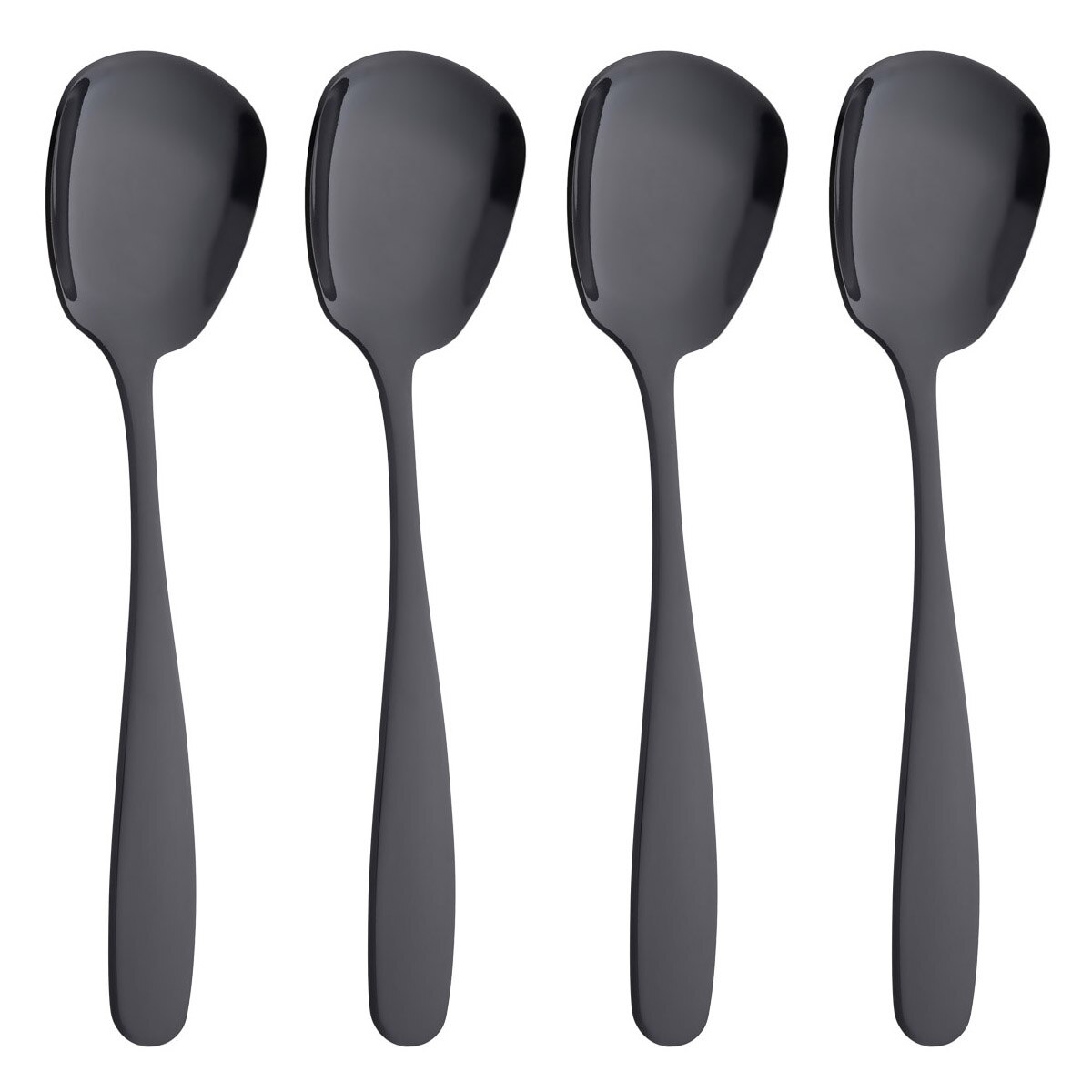 4Pcs Gold Cutlery Set 304 Stainless Steel Square S... – Grandado
