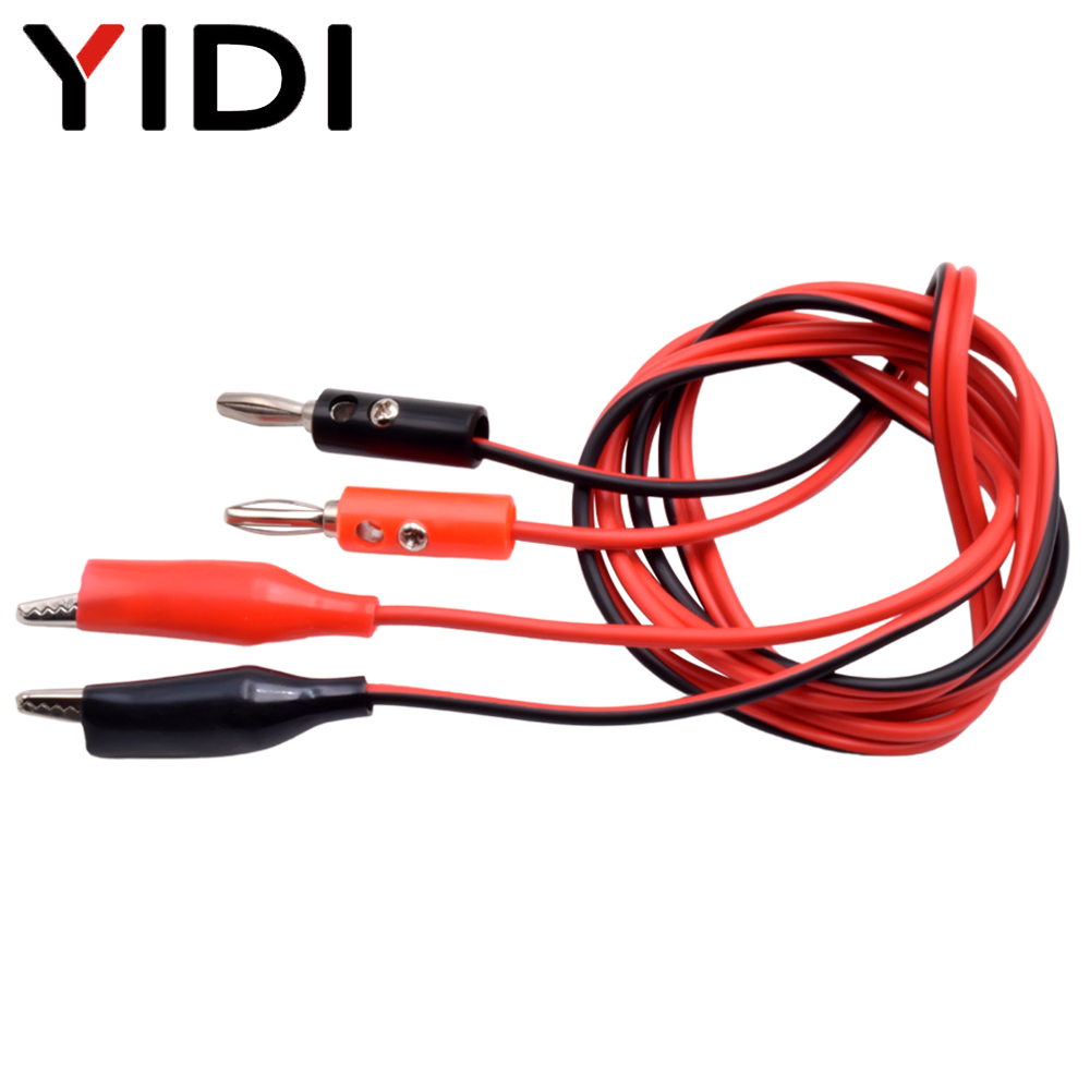 1Set Crocodile Alligator Clips 35mm Banana Plug Co... – Vicedeal