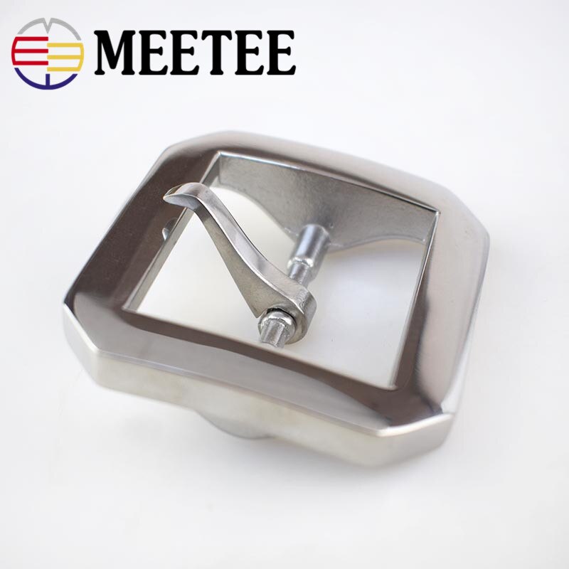 Meetee 40mm Stainless Steel Solid Brass Belt Buckl... – Grandado