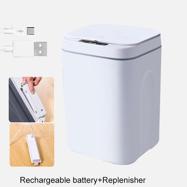 Automatic Sensor Trash Can Smart Induction Dustbin... – Grandado