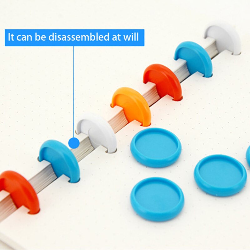 30Pcs 28Mm Kleurrijke Paddestoel Disc Binding Note... – Grandado