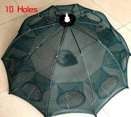 Foldable umbrella-shaped portable 20-hole fish net... – Vicedeal