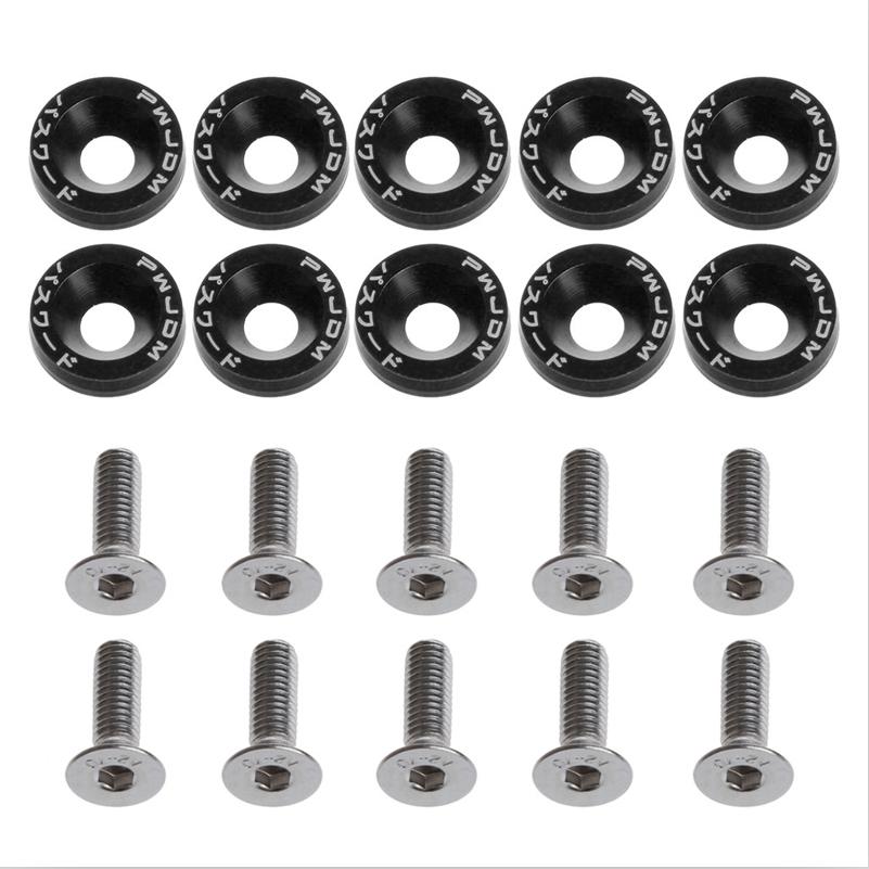 10 Pcs Style Fender Washers Aluminum Screws 6mm Fo... – Grandado