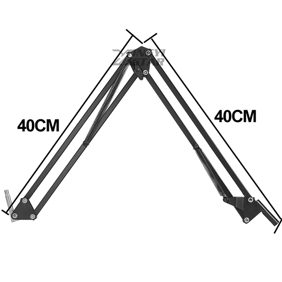 Desktop Scissor Arm Stand Microphone Holder Mic De... – Grandado
