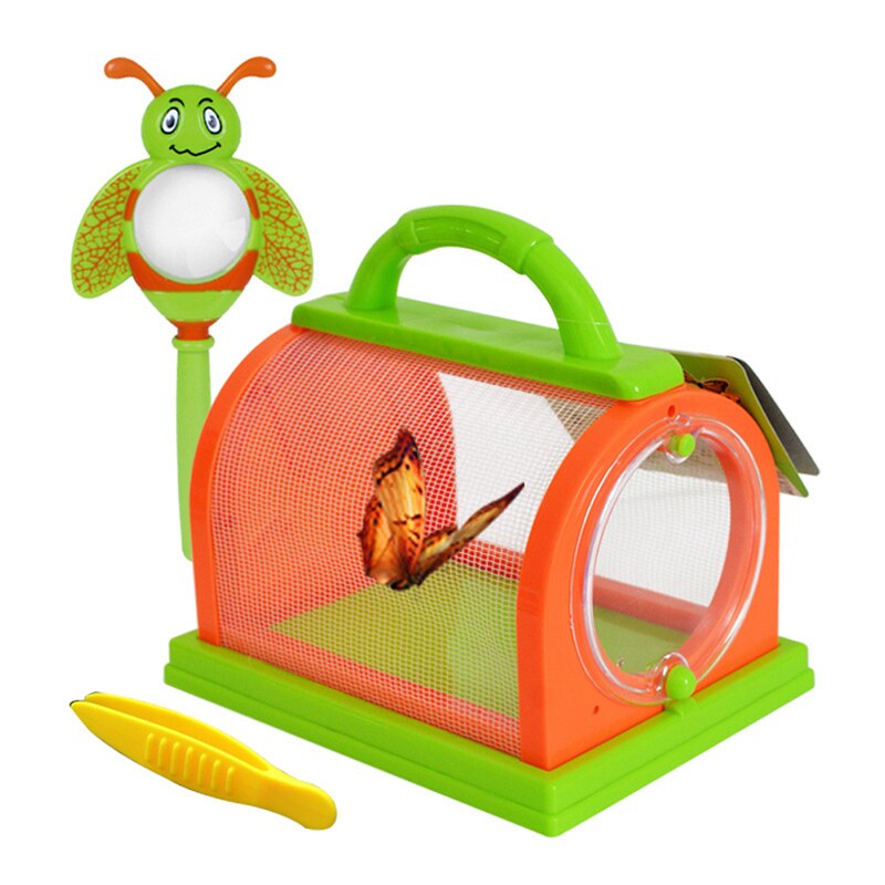 4 Pcs Butterfly Box Insect Box Feeding Cage Kinder... – Grandado