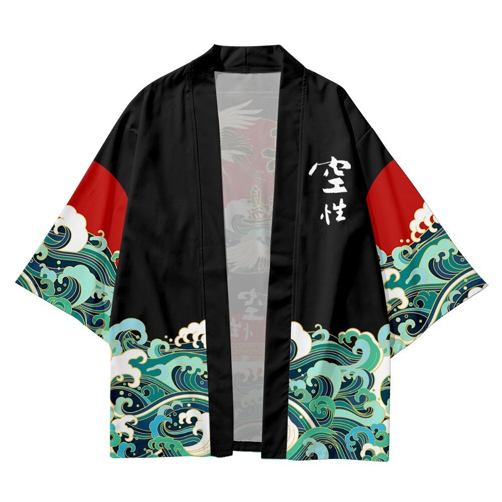 5XL 4XL 3XL 6XL Crane Beach Harajuku Japanese Styl... – Grandado
