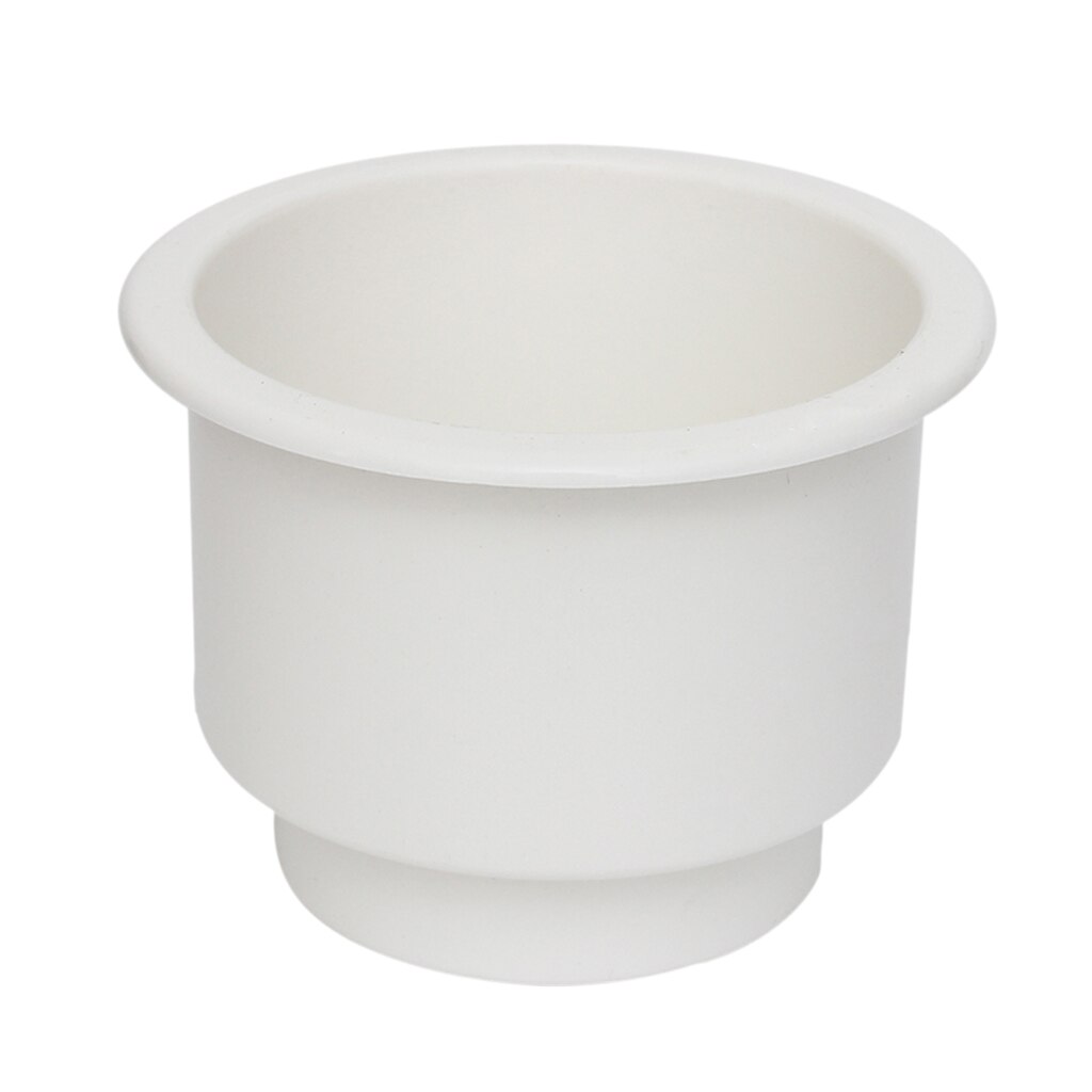 White No Drain Holes Plastic Cup Drink Fastener Ca... – Grandado