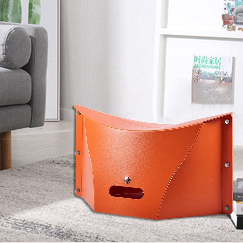 Large Orange Portable Stool Outdoor Picnic Portabl... – Grandado