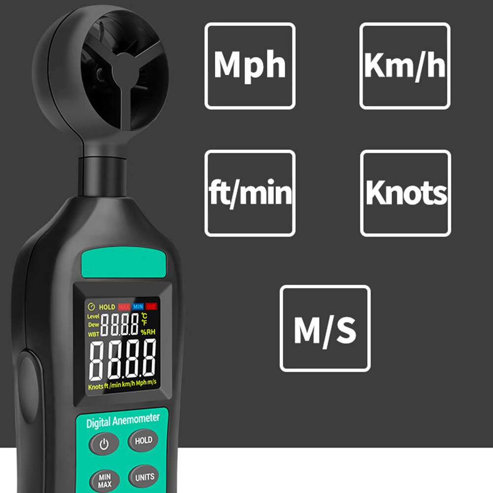 ANENG GN301 Digital Anemometer 0-30m/s Wind Speed ... – Vicedeal