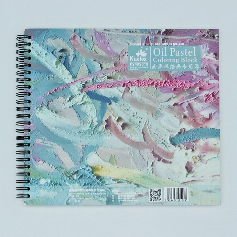 Kuelox Oil Pastel Books Oil Pastel Special Paper C... – Vicedeal