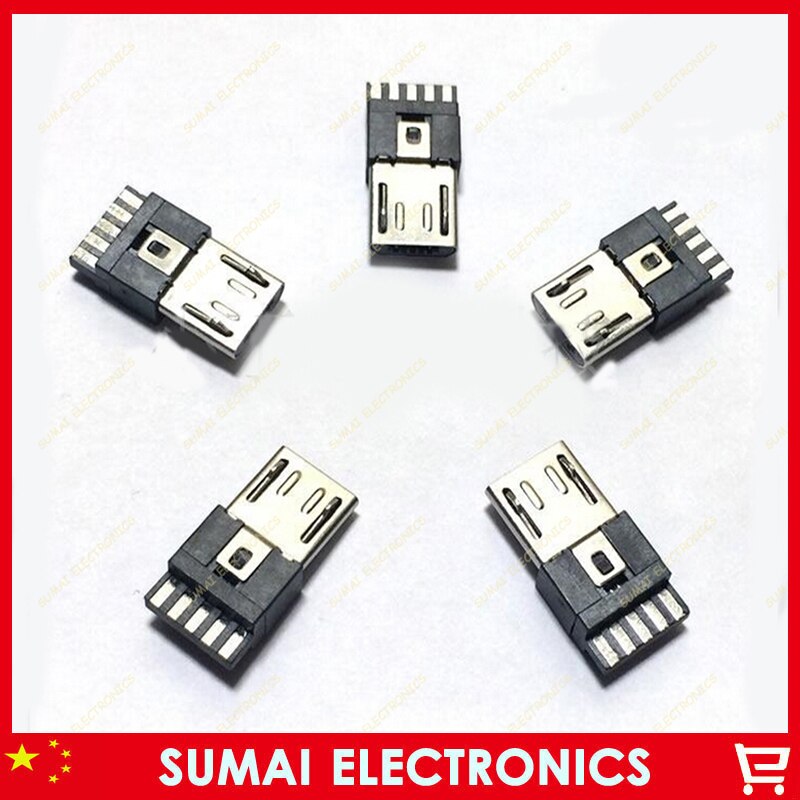 Conector micro usb 5P macho, 50 unids/lote, 5 pine... – Grandado