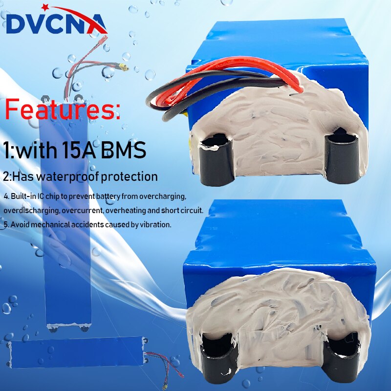 36V 36Ah 18650 Rechargeable lithium Battery pack 1... – Grandado