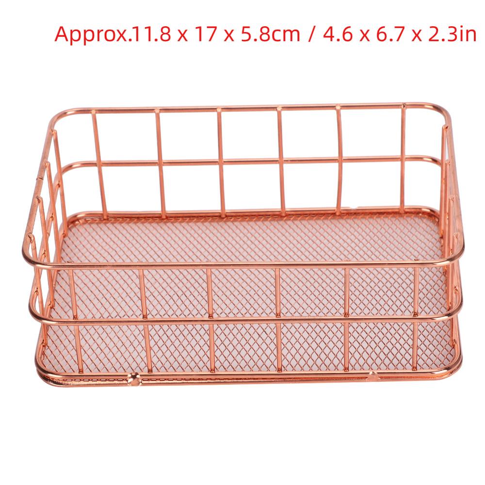 Desktop Opslag Mand Rose Goud Metalen Rooster Frui... – Grandado