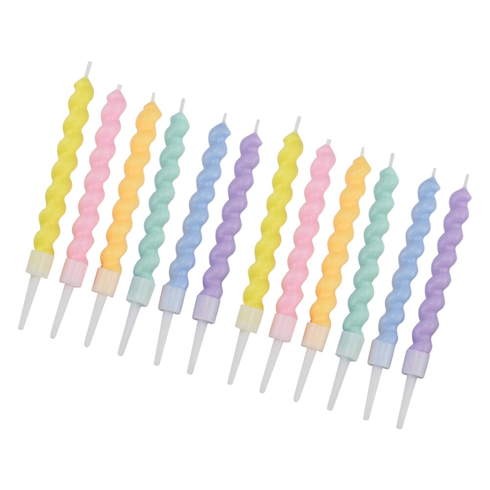 Velas coloridas simples para pasteles, velas práct... – Grandado