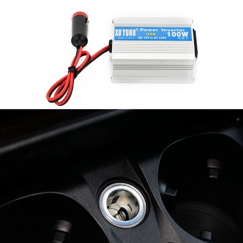 100W Car and Home Power Inverter DC 12V/24V to AC ... – Grandado