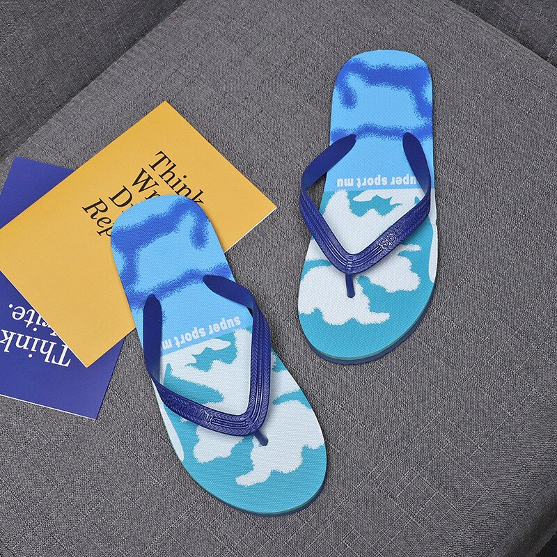 rubber beach slippers Summer Outdoor Surfer Word S... – Vicedeal