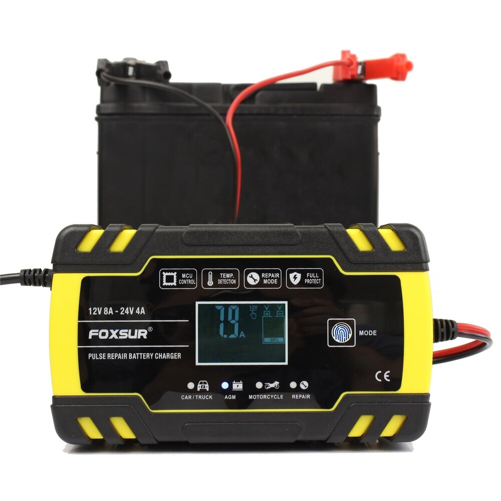 3-Stage Automatic Charging 12V 24V Golf Truck Car ... – Grandado