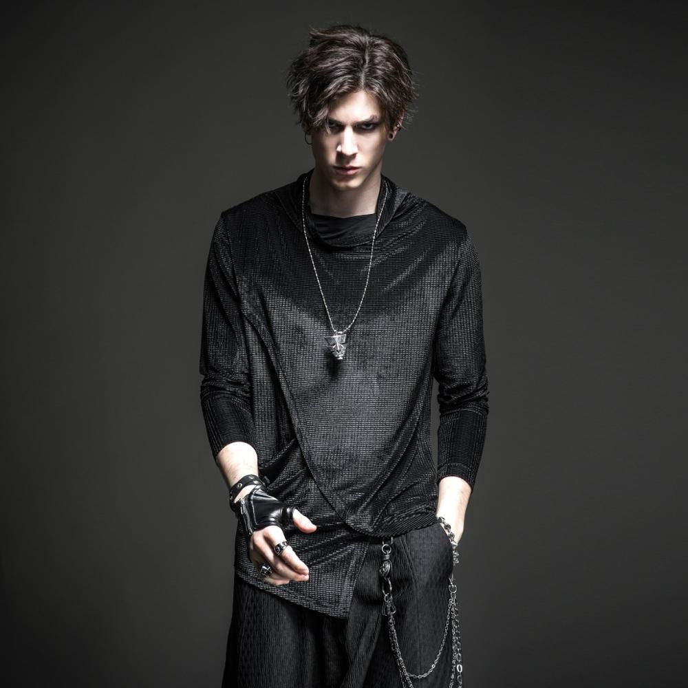 men's male black Soul spring mens dark slim T shir... – Grandado