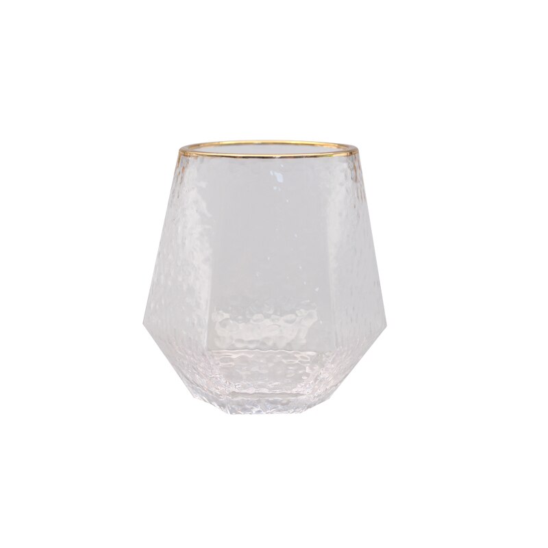Hexagonal Diamond Glass Cup Fruit Juice Beer Cold ... – Grandado