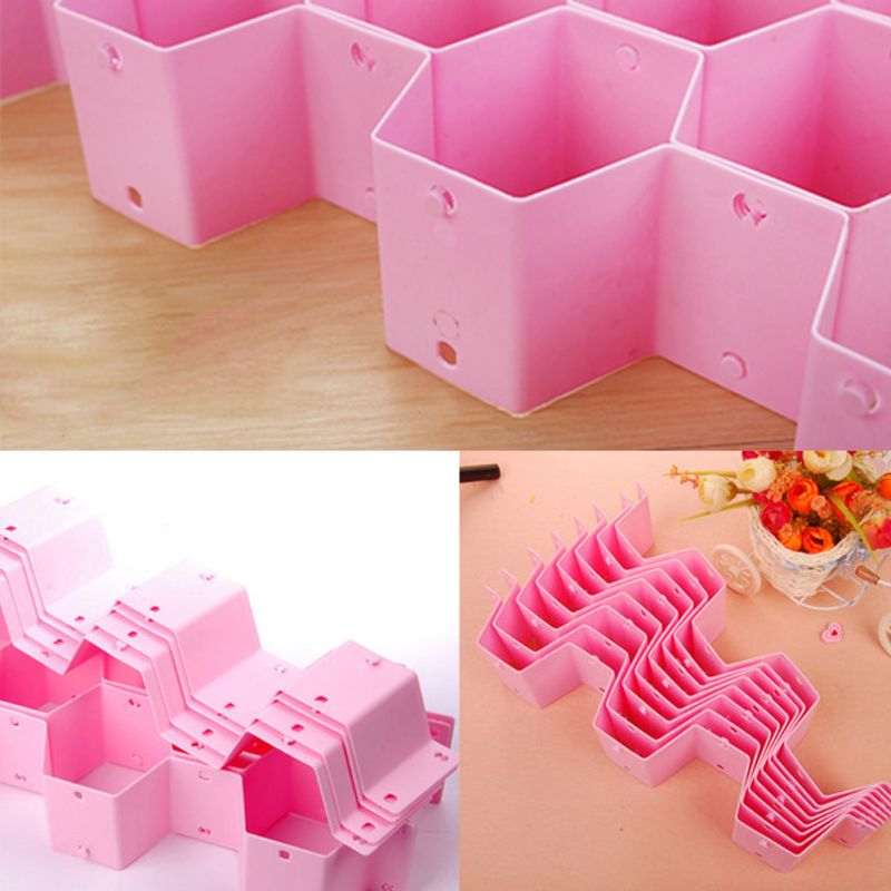 Honeycomb Shape Drawer Organizer 8 Pcs Closet Divi... – Grandado