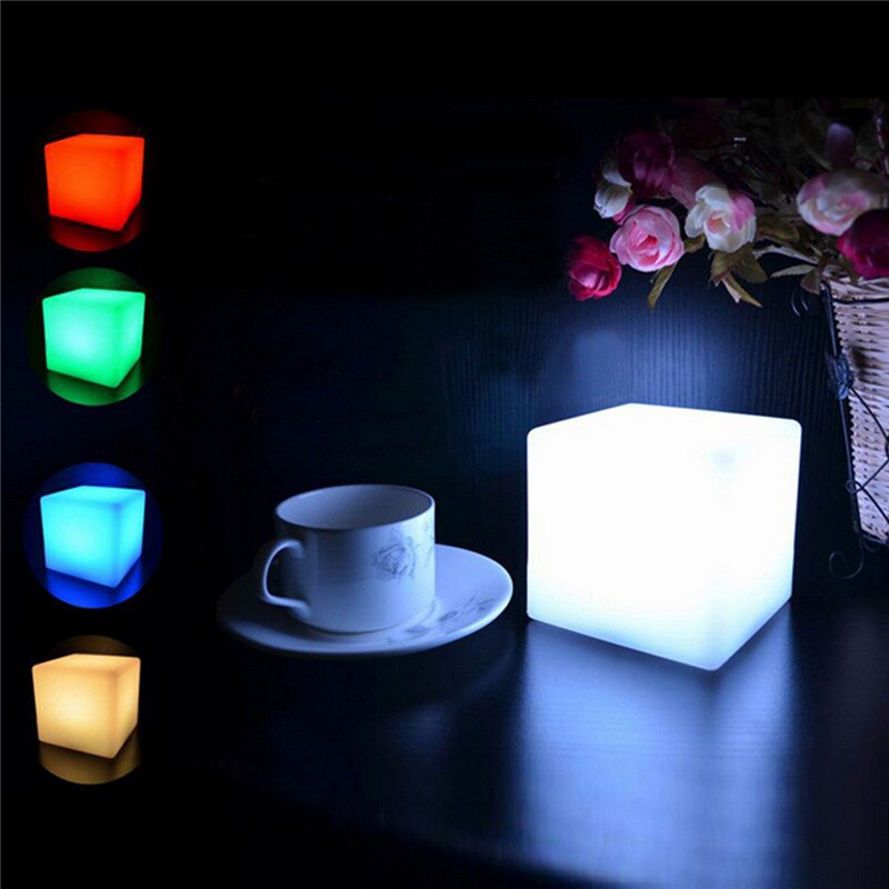 LED Kleurrijke Veranderende Stemming Cubes Night G... – Grandado