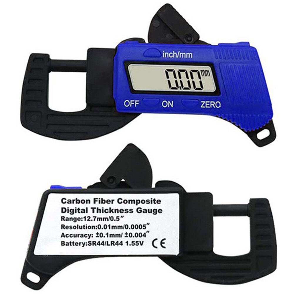LCD Digital Thickness Gauge 0-12.7mm 0.01mm Electr... – Grandado