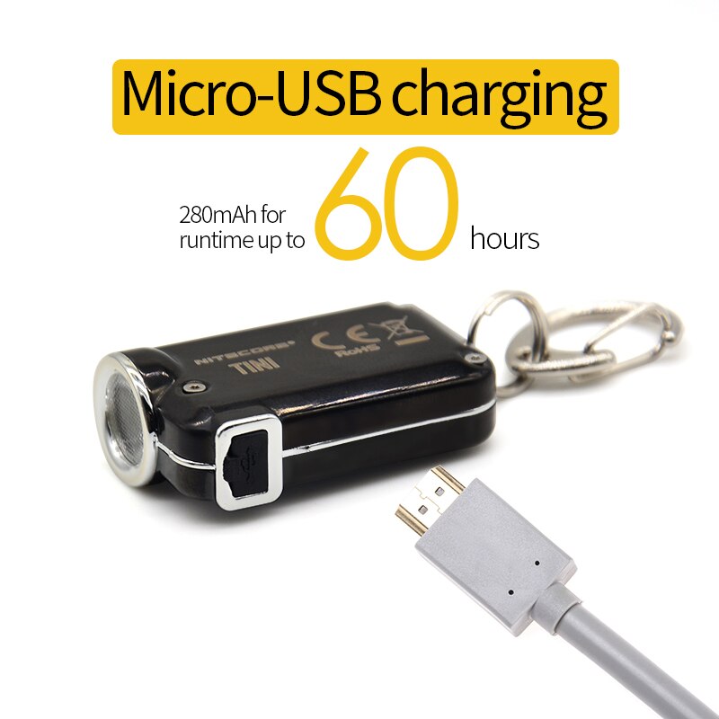 Nitecore TINI SS USB Rechargeable Stainless Steel ... – Grandado