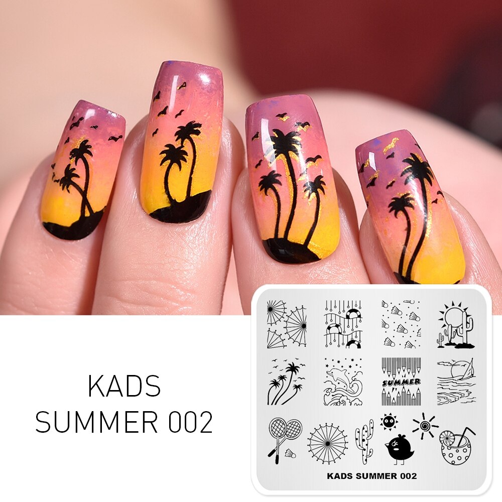 Nail Stamping Templates Nail Art Stamp Plate Image... – Grandado