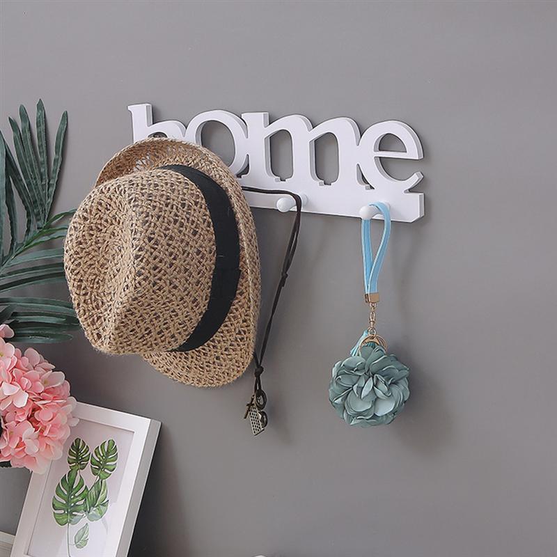 Door Entryway Wall Rack Hook Wall Hangers with 4 H... – Vicedeal