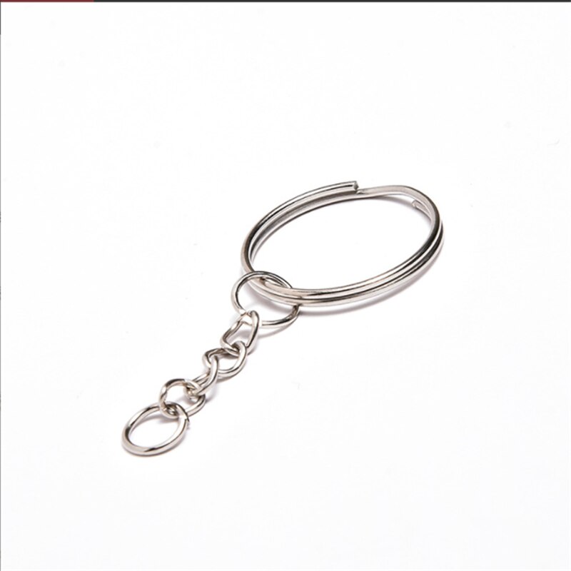 20pcs Plated Metal Blank Keyring Keychain Charms S... – Grandado