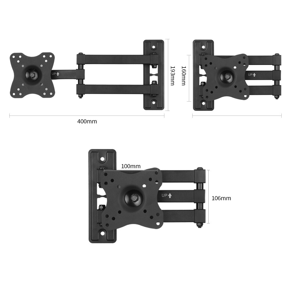 TV Universal Monitor Arm 360 °Rotating Material Th... – Vicedeal